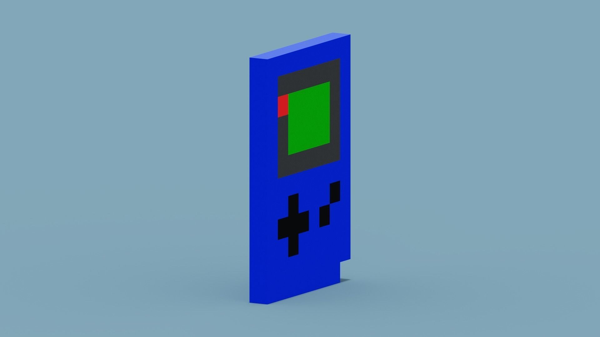 3D model Blue Gameboy VR / AR / low-poly | CGTrader