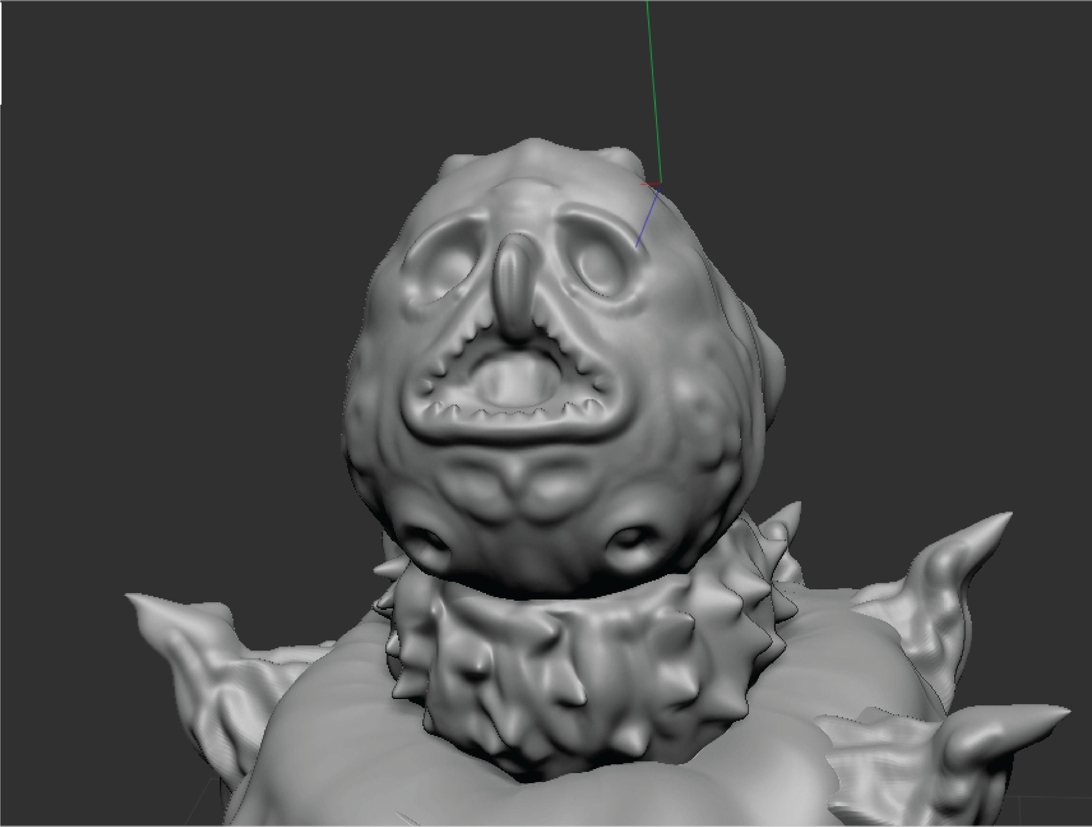 Totem Demon 3D model 3D printable | CGTrader