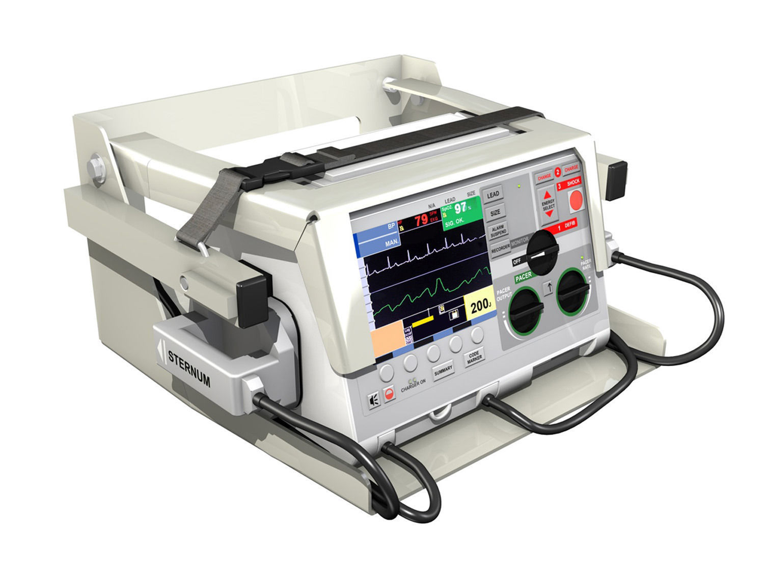 Defibrillator 3D model | CGTrader