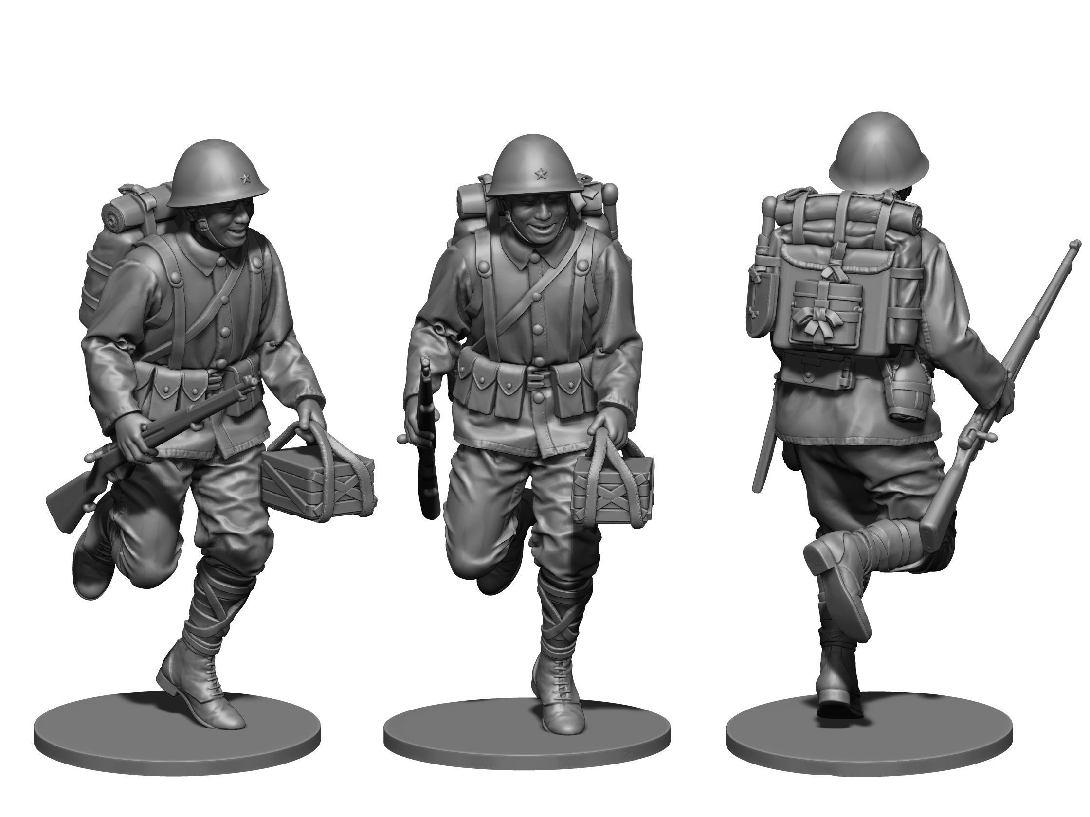 Japan soldier ww2 3D model 3D printable | CGTrader