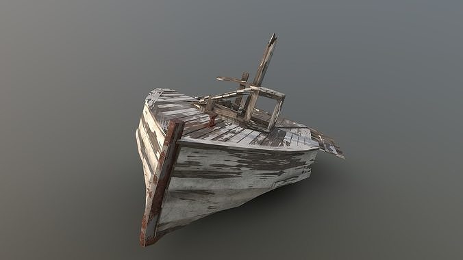 3D model Old Boat VR / AR / low-poly | CGTrader