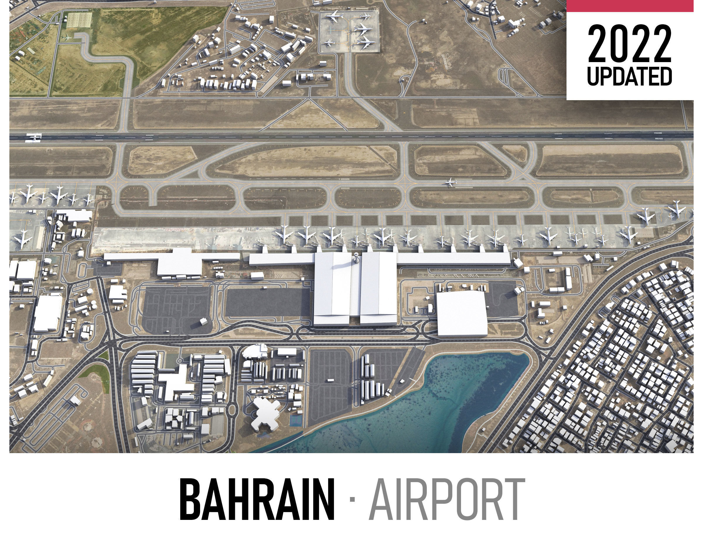 3D model Bahrain Airport VR / AR / low-poly | CGTrader