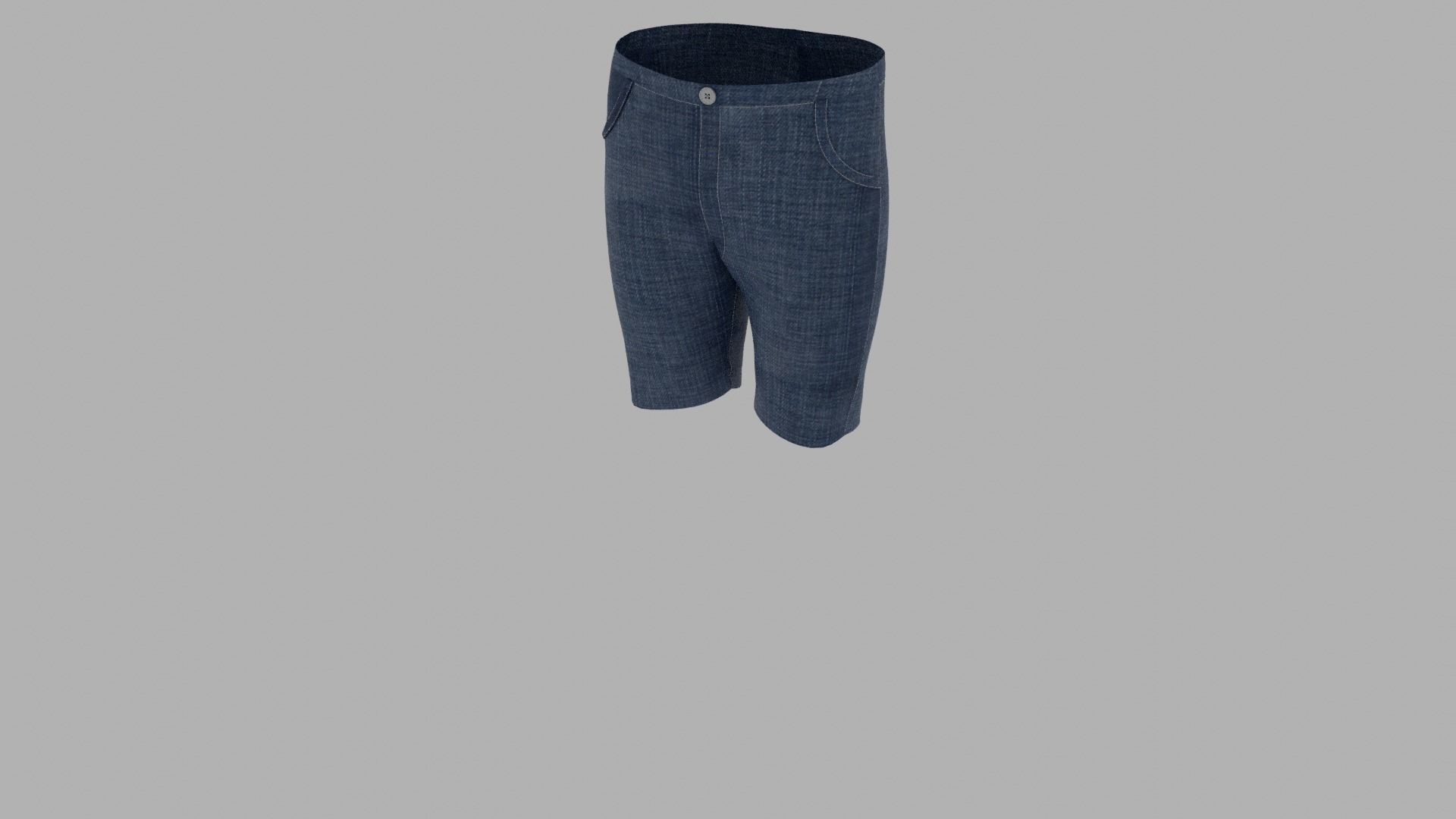 3D model Pants mannequin wearing denim shorts VR / AR / low-poly | CGTrader