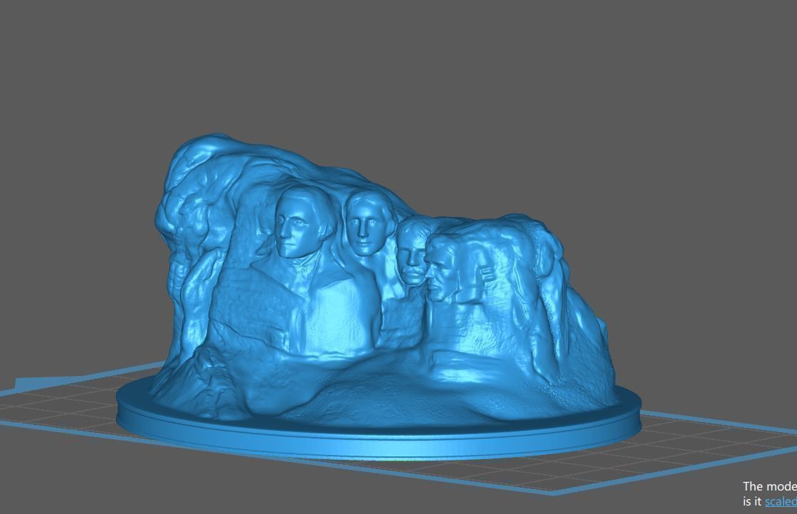 Mountain Rushmore 3D model 3D printable | CGTrader