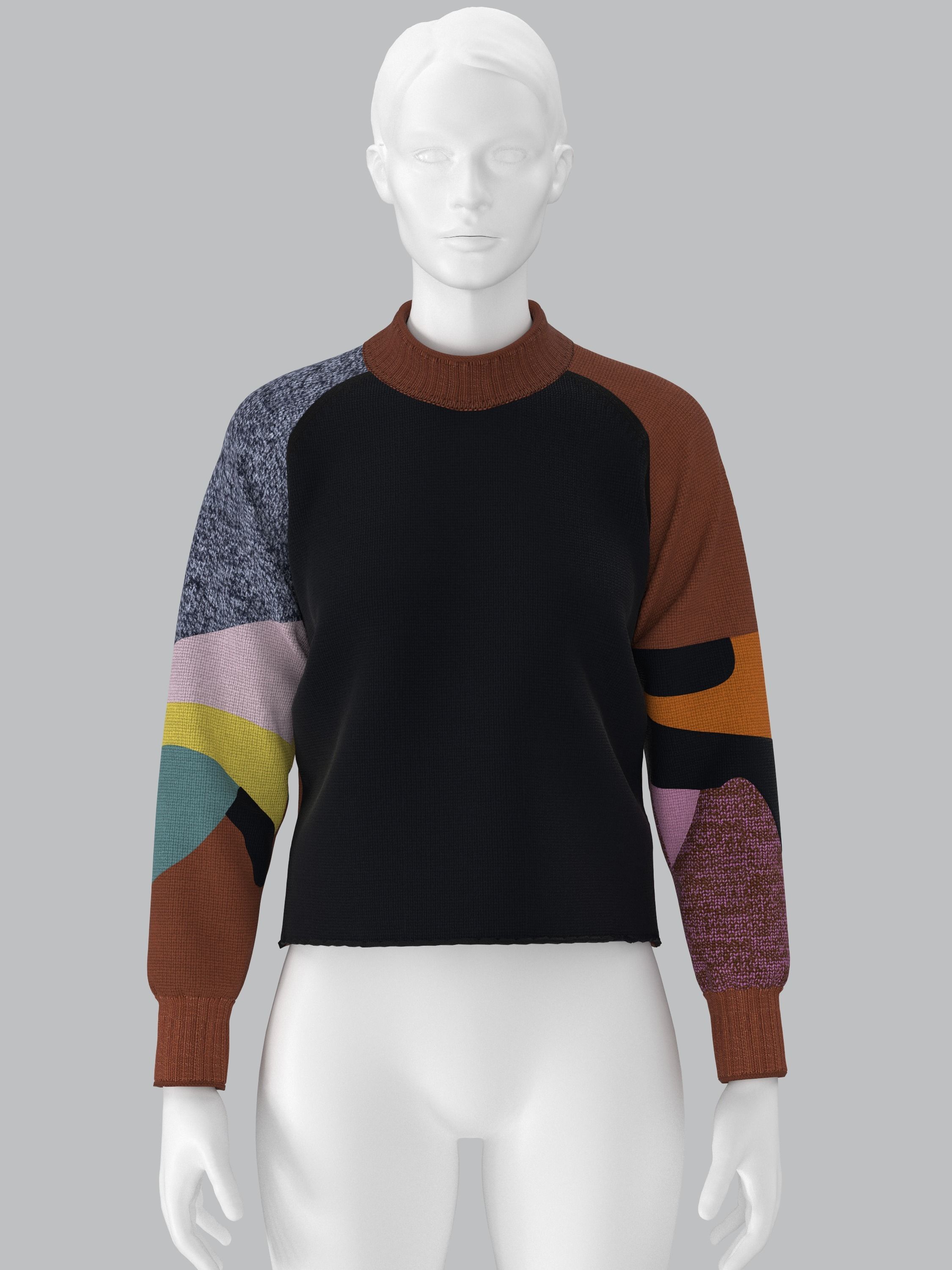 Colorful Sweater 3D model | CGTrader