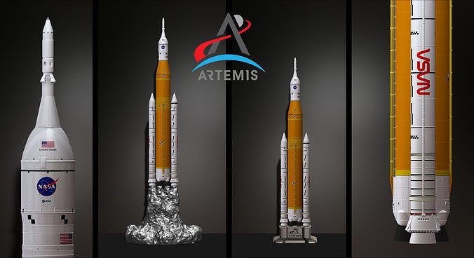 Artemis 1 Space Launch System take off pedestal File 3D Printer 3D model 3D printable | CGTrader