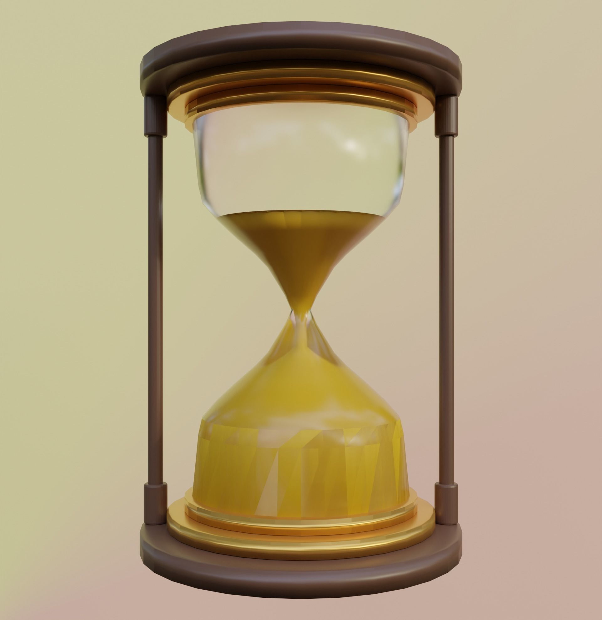3D model Sand clock VR / AR / low-poly | CGTrader