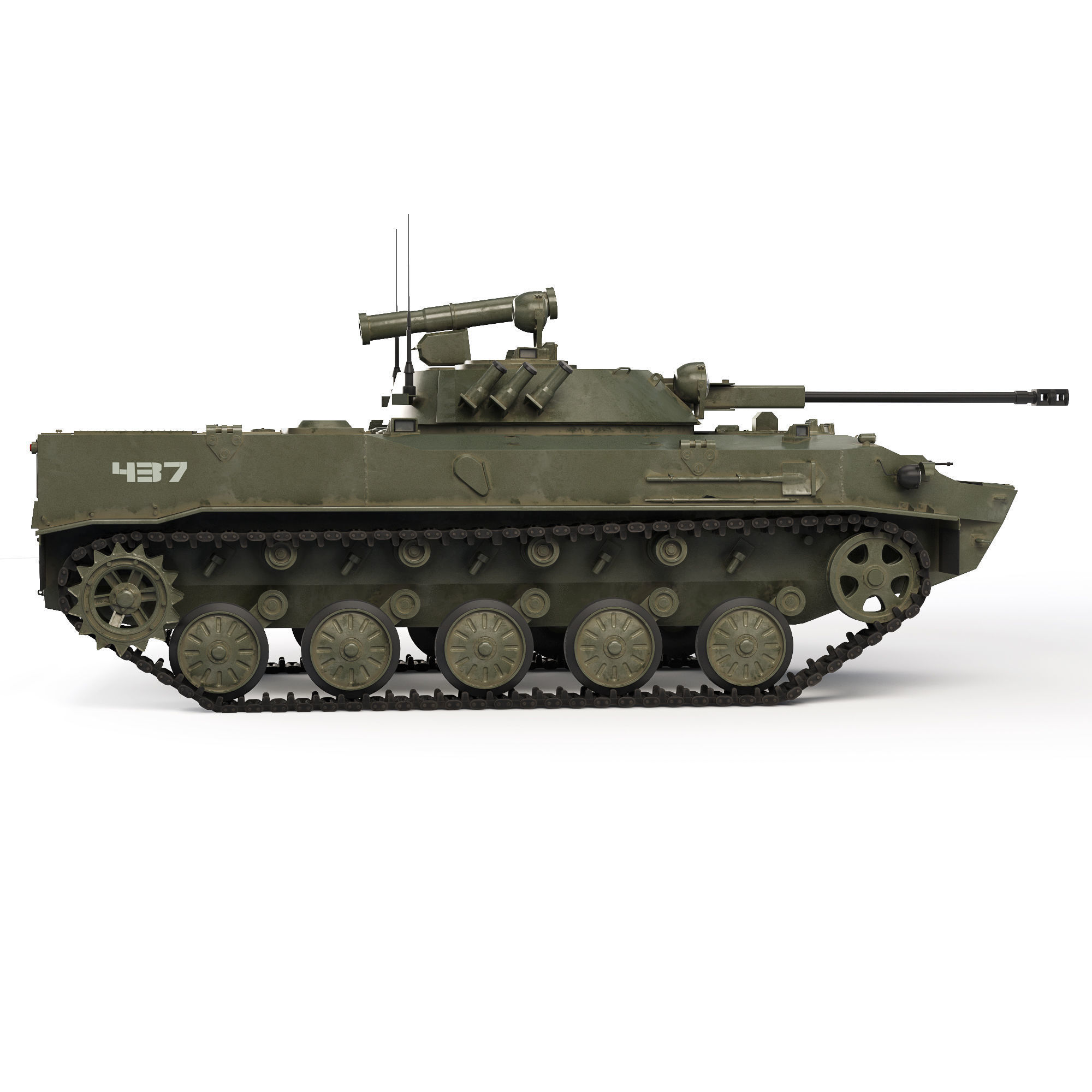 BMD-3 Bakhcha 1990 3D model | CGTrader