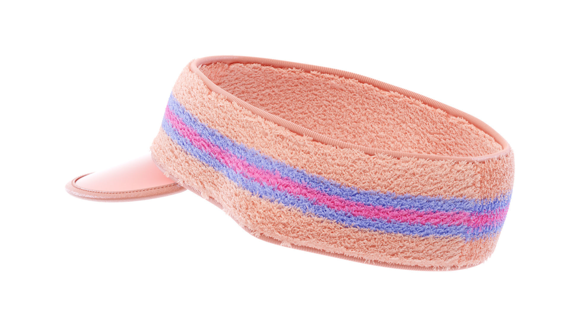 Terry Cloth Visor Cap 3D model | CGTrader