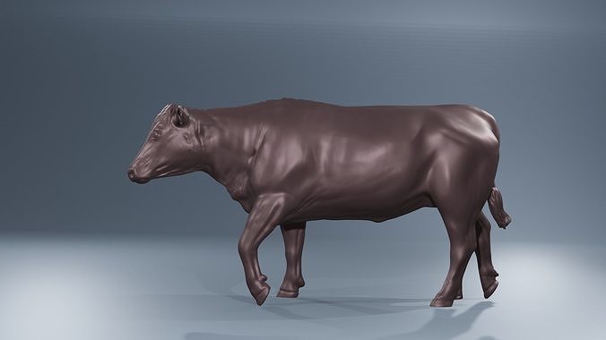 Young Heifer walking cow 3D model 3D printable | CGTrader