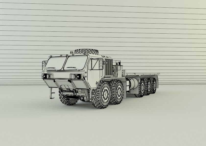 Hemtt A4 Military Container Truck 3D model | CGTrader