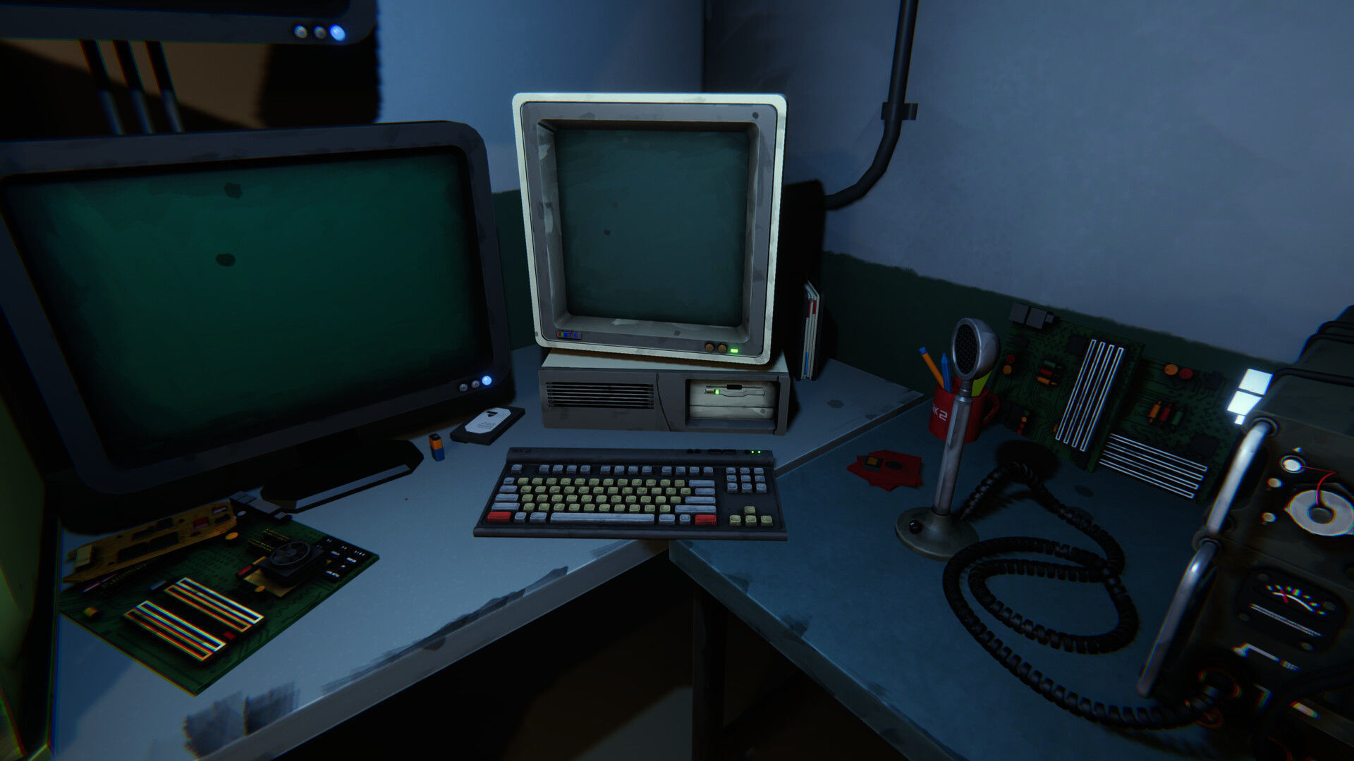 3D model Underground stylized bunker VR / AR / low-poly | CGTrader