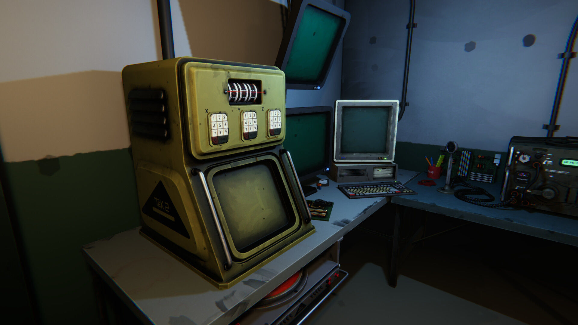 3D model Underground stylized bunker VR / AR / low-poly | CGTrader