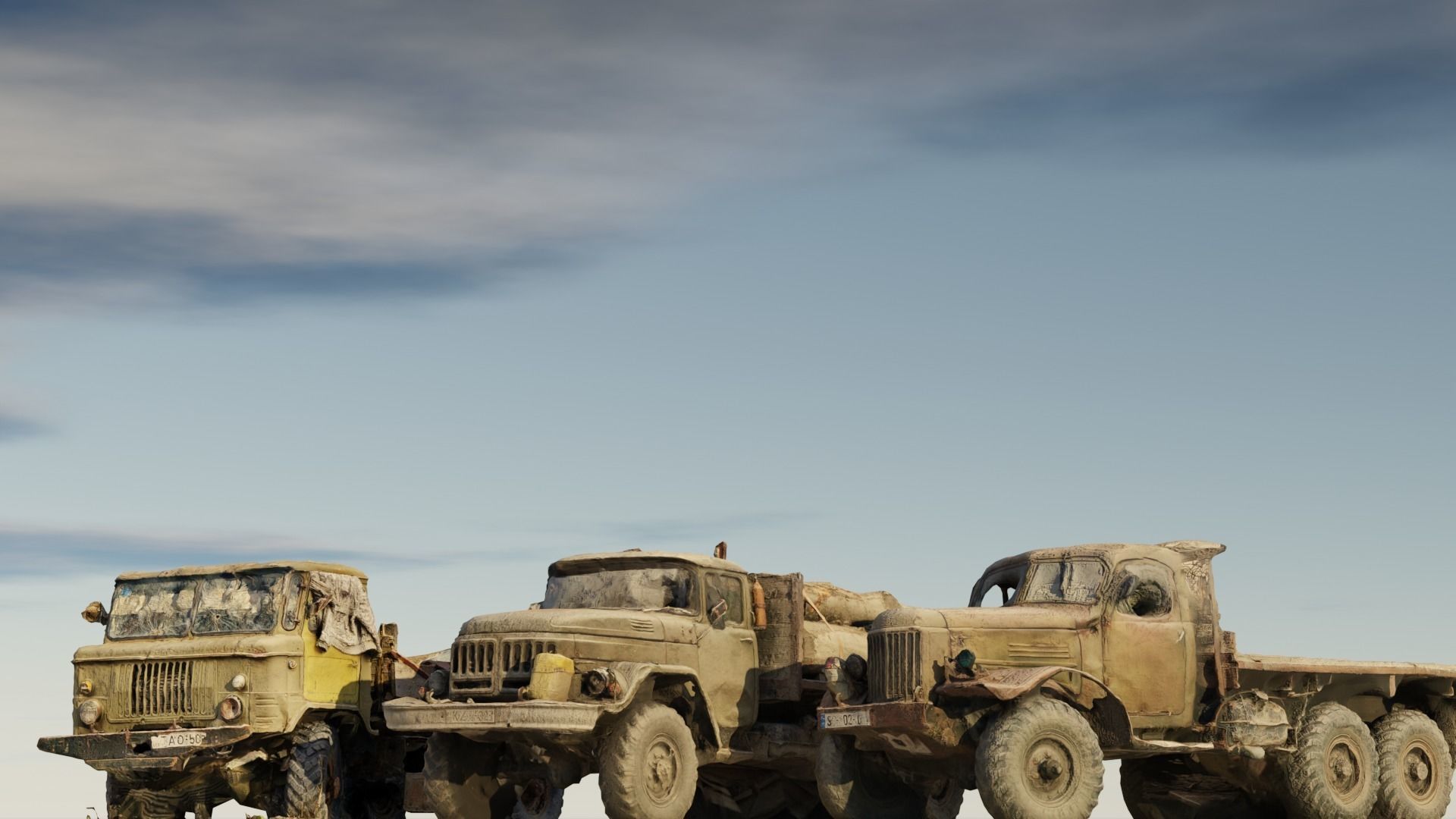 Soviet Truck Pack 3D model | CGTrader