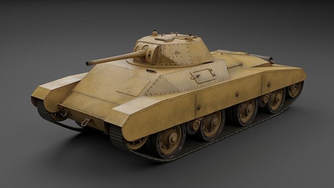 3D model Carro Armato Celere Sahariano VR / AR / low-poly | CGTrader