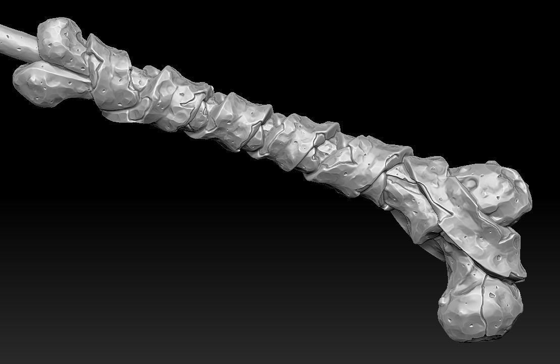 Undead mace 3d print 3D model 3D printable | CGTrader