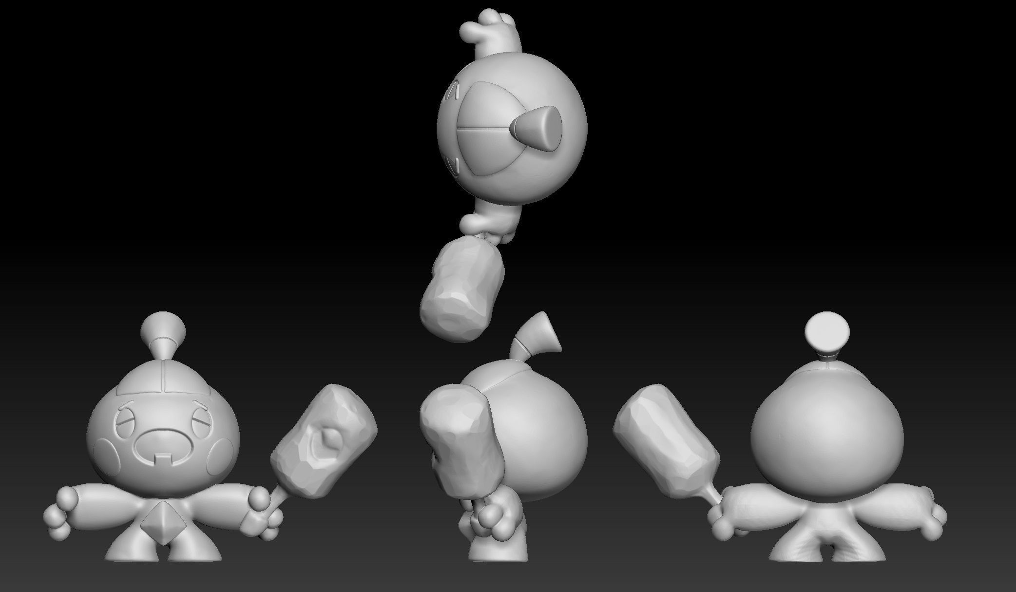 Pokemon Tinkatink Tinkatuff Tinkaton 3D model 3D printable | CGTrader