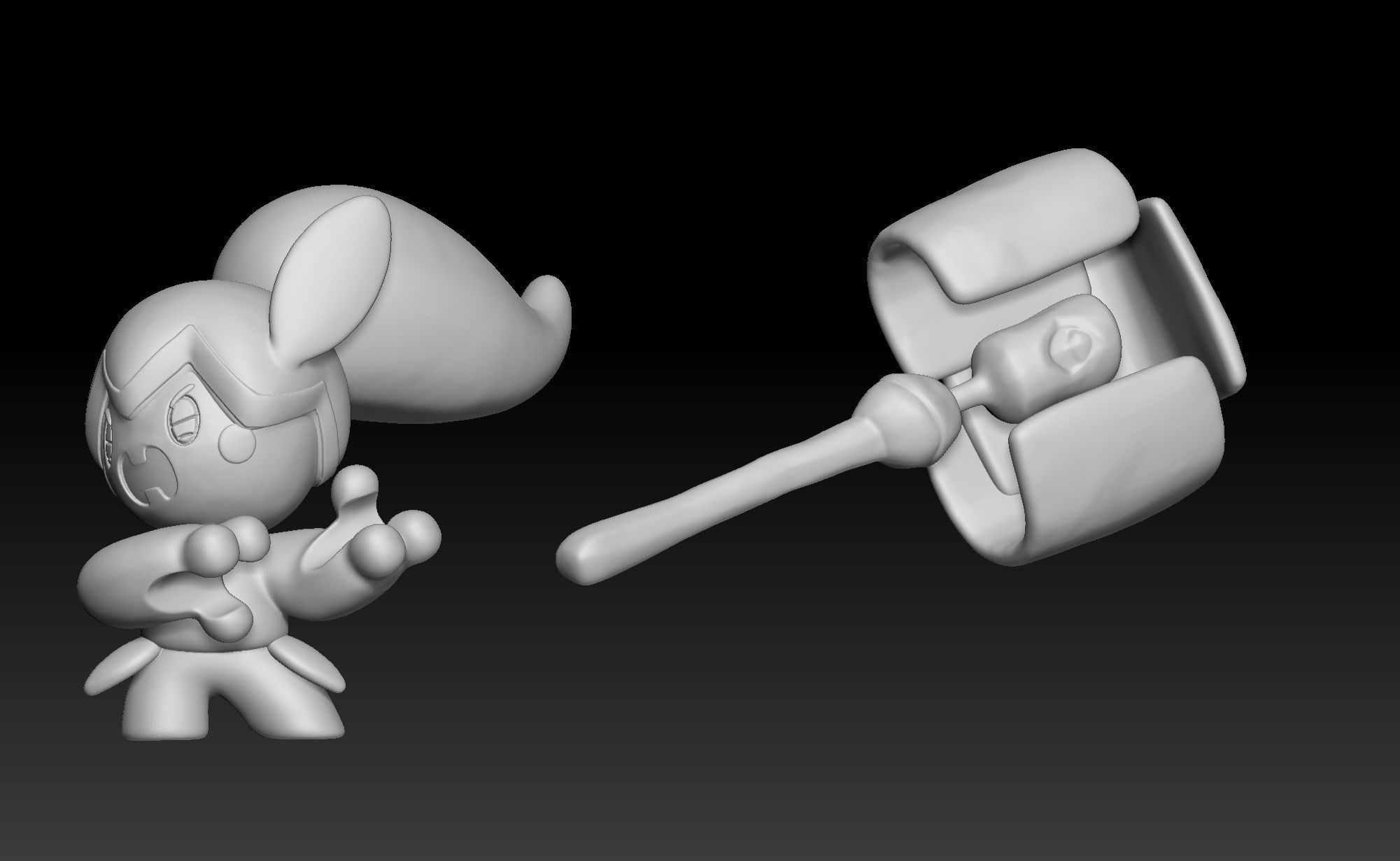 Pokemon Tinkatink Tinkatuff Tinkaton 3D model 3D printable | CGTrader