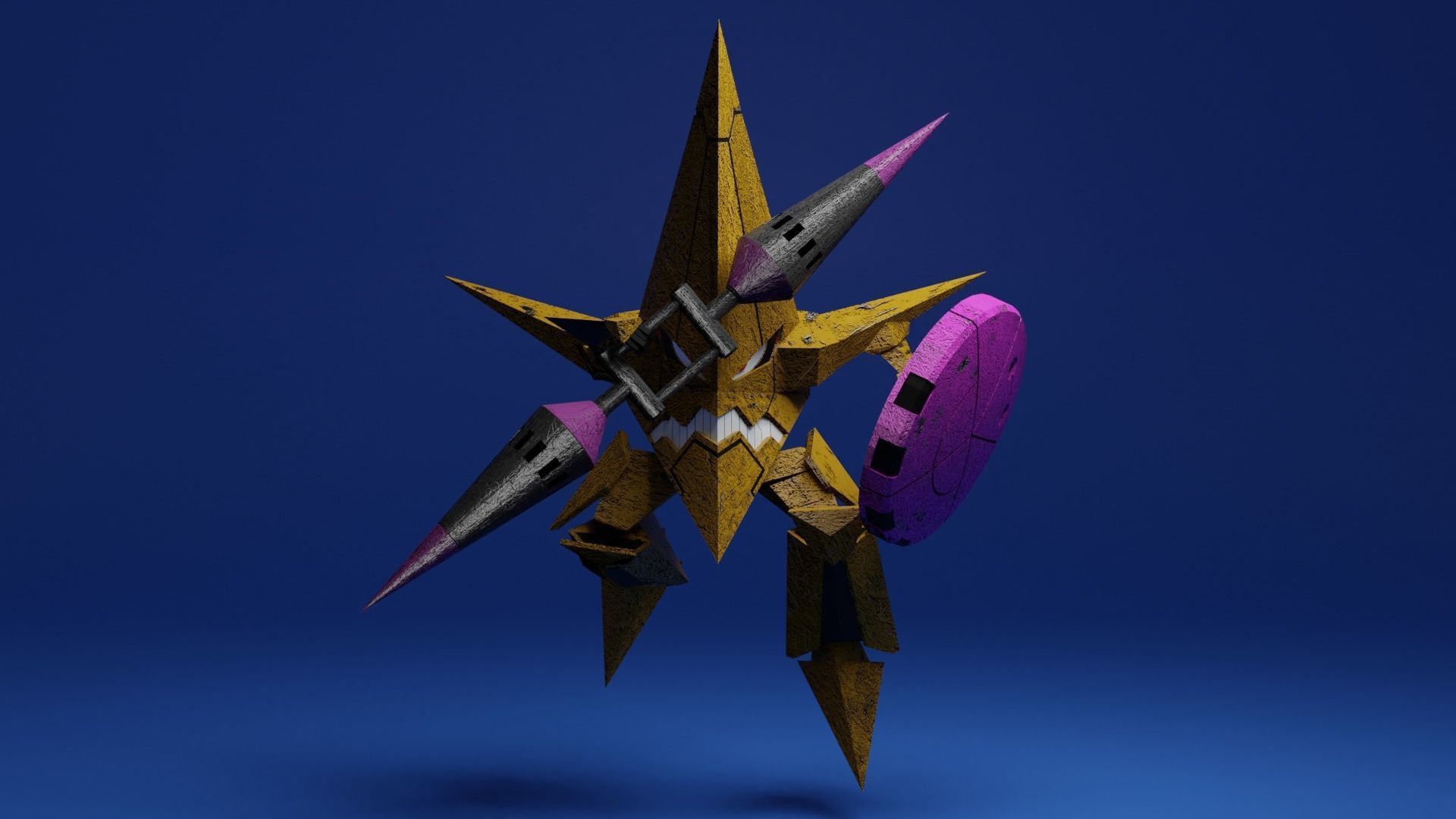 King Kittan Gurren Lagann 3D model 3D printable | CGTrader