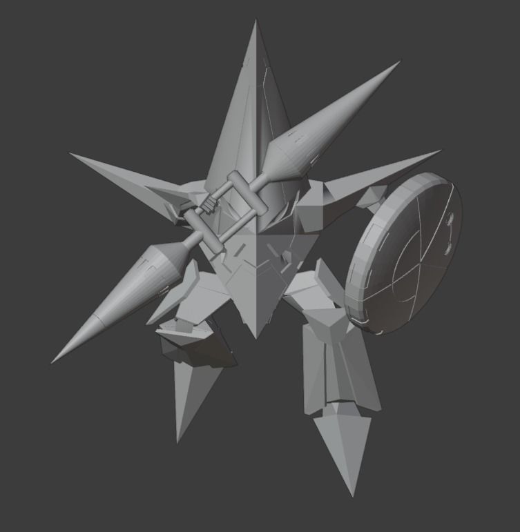 King Kittan Gurren Lagann 3D model 3D printable | CGTrader