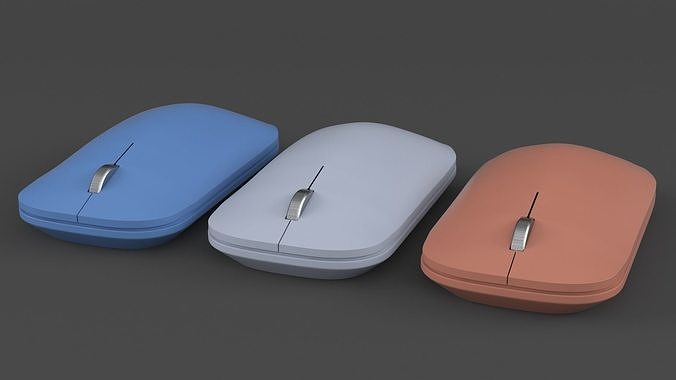 Microsoft Mobile Mouse 3D model | CGTrader