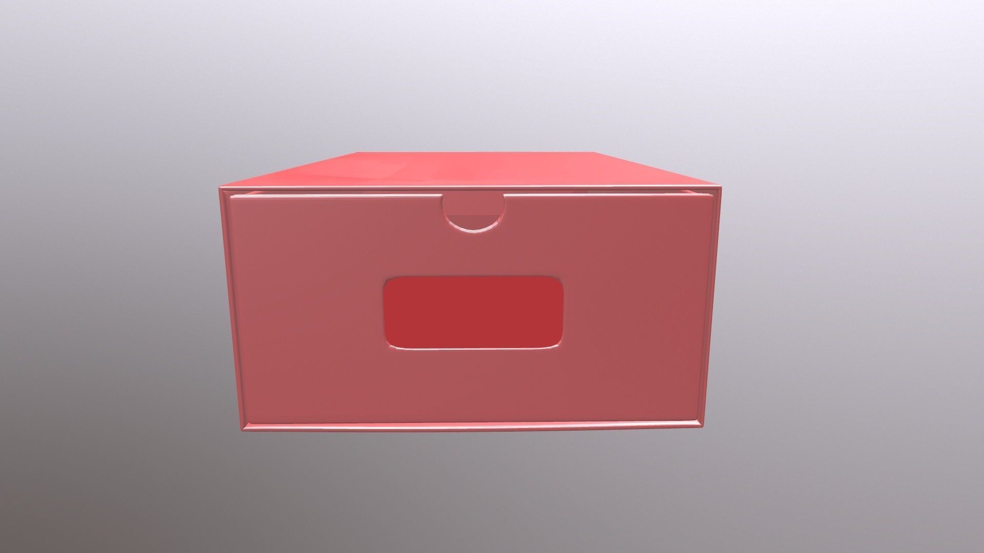 Packaging Red Box 3D model | CGTrader