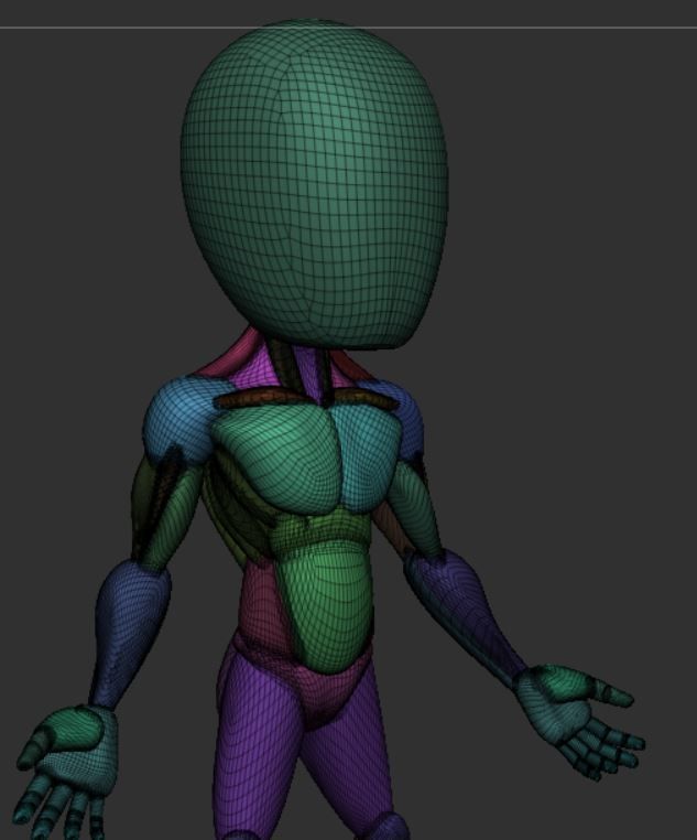 Chibi Body Type - Base Model for sculpting 3D model | CGTrader