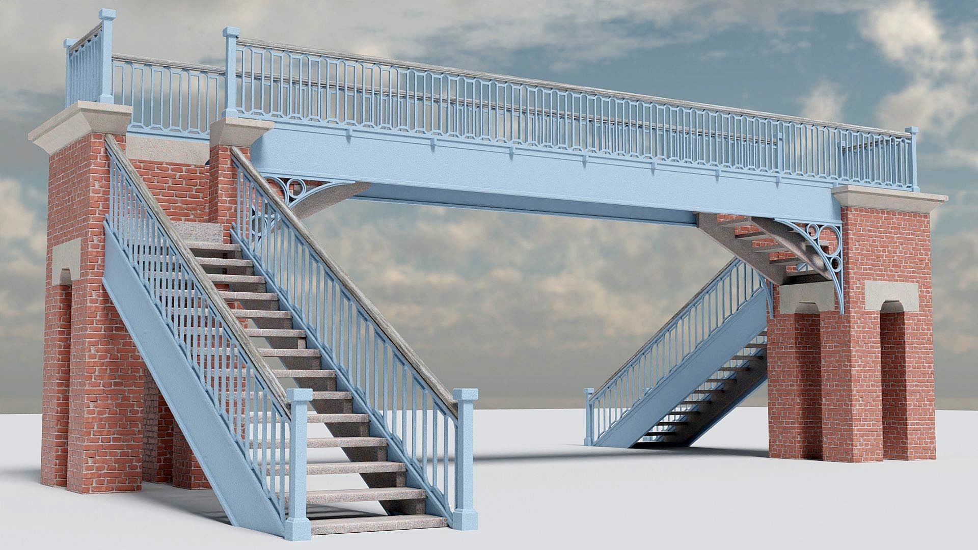 3D model Railway Bridge - Victorian - Dawlish Warren - Brunellian Devon ...