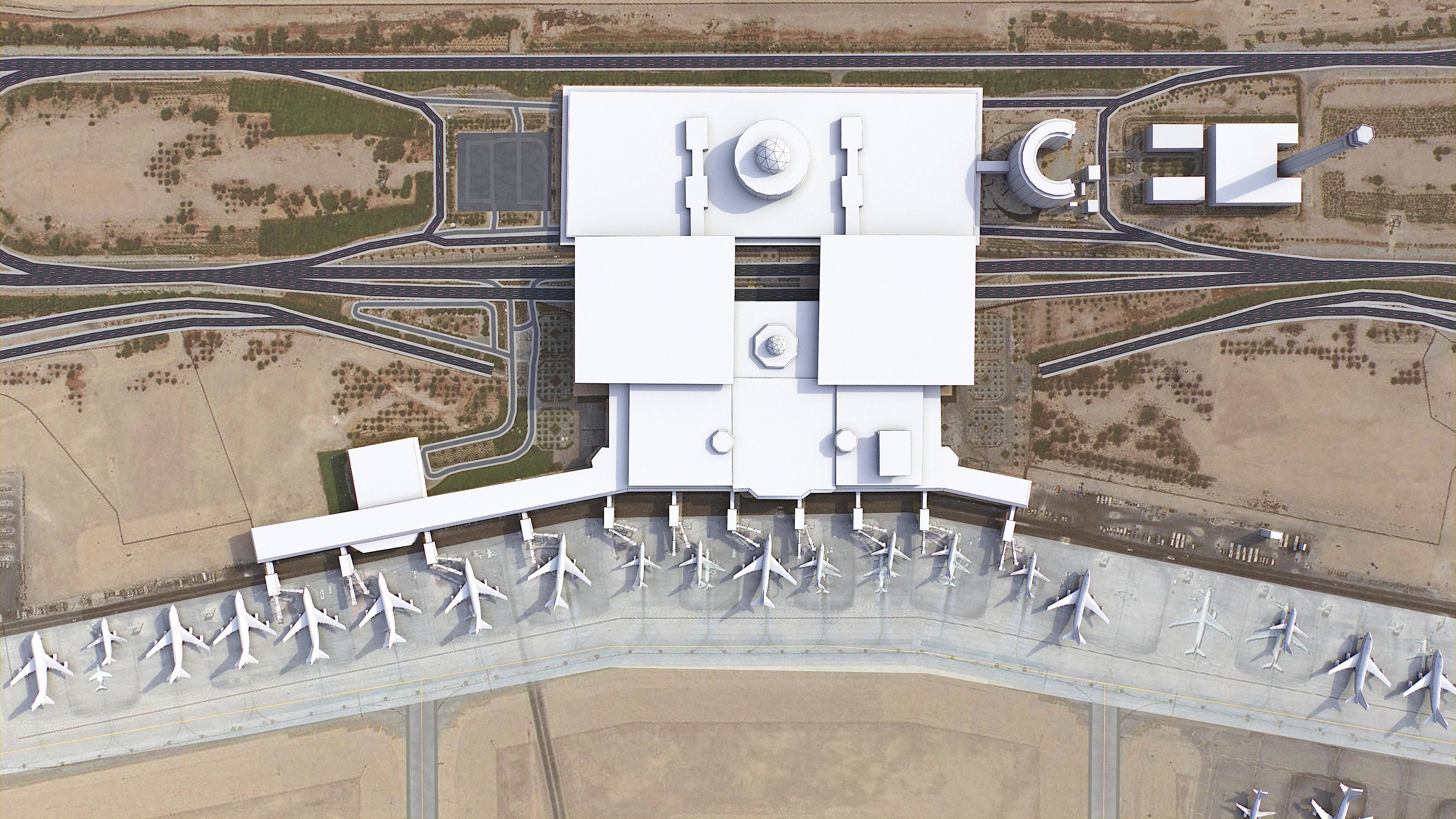 3D model Dammam Airport VR / AR / low-poly | CGTrader