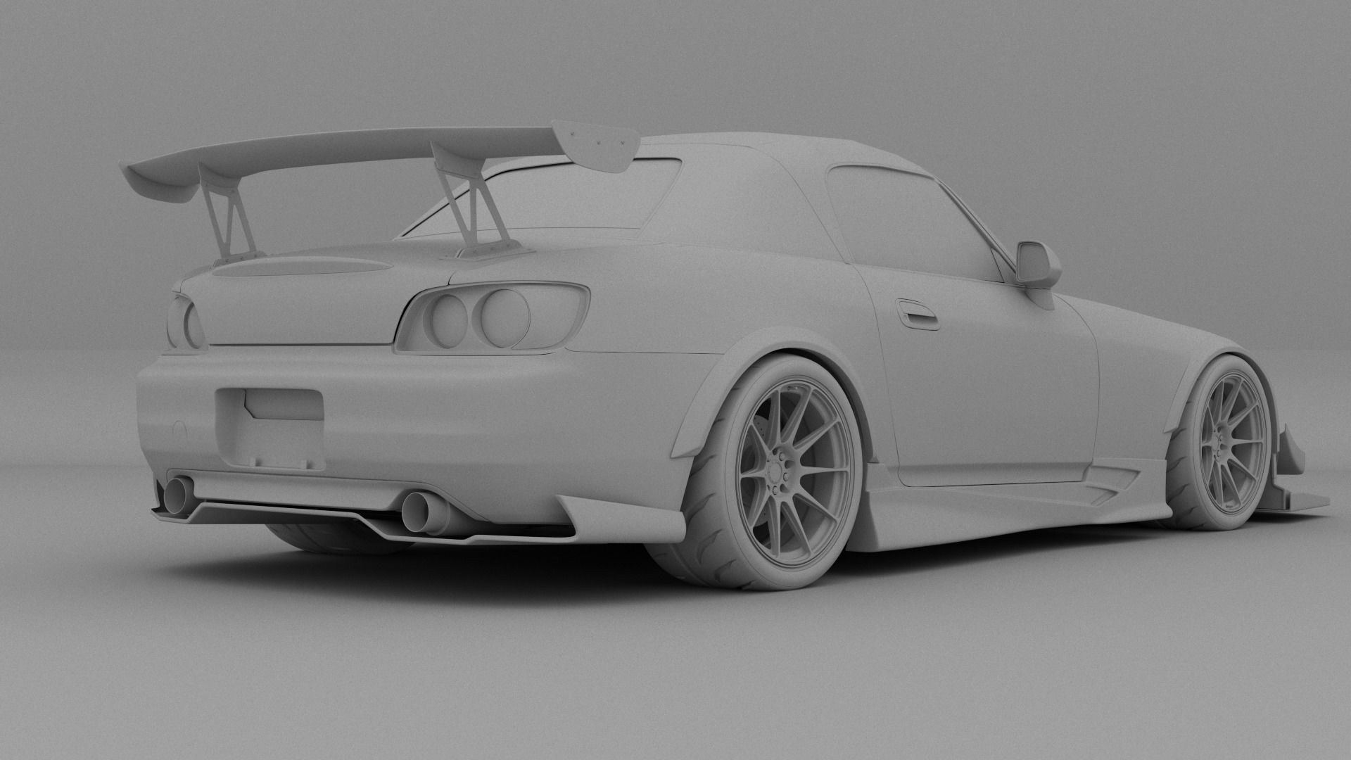 Honda S2ooo AP1 Voltex 3D model | CGTrader
