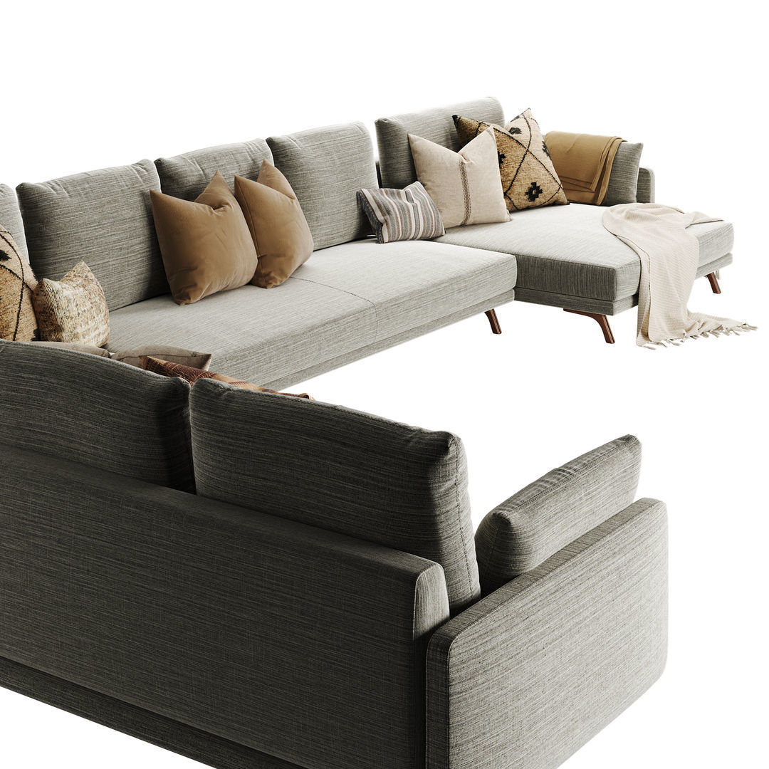 Porada Etienne Sofa Comp G 3D model | CGTrader