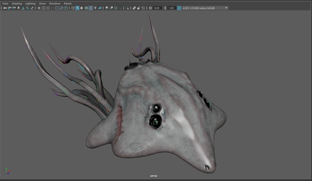 3D model Ancient Deep Sea Creature VR / AR / low-poly | CGTrader