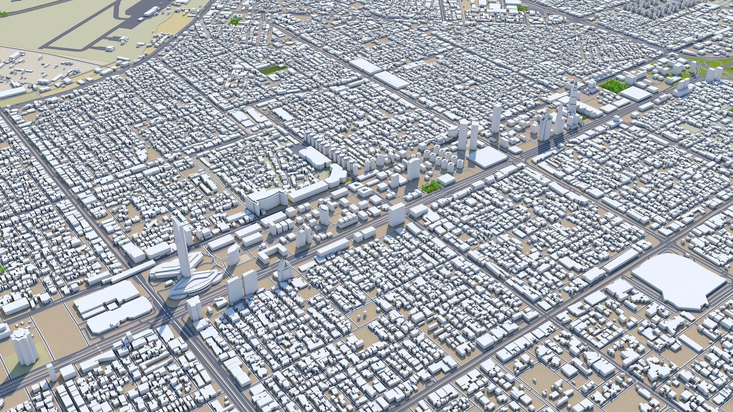 3D model Riyadh City Saudi Arabia VR / AR / low-poly | CGTrader