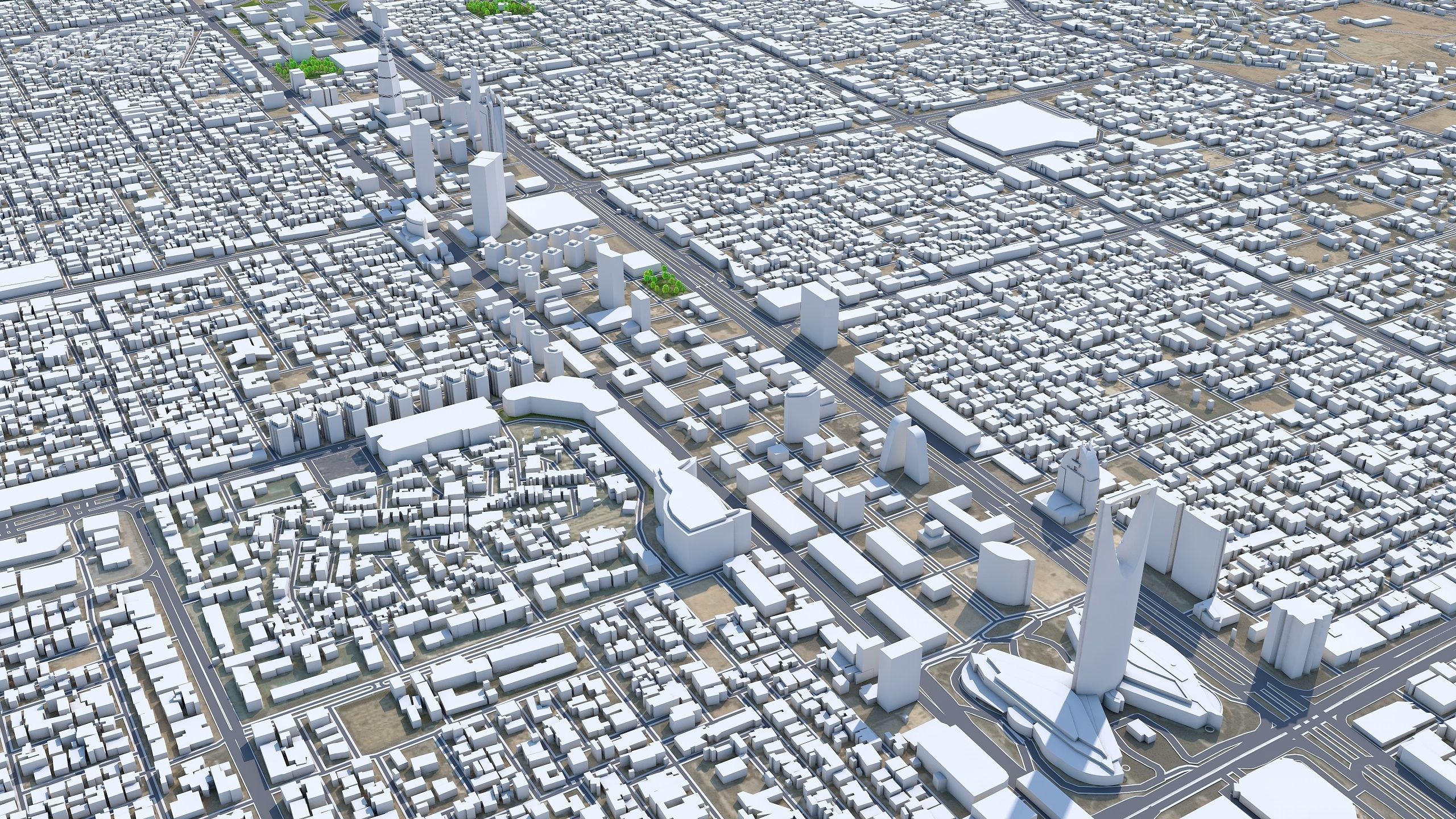 3D model Riyadh City Saudi Arabia VR / AR / low-poly | CGTrader