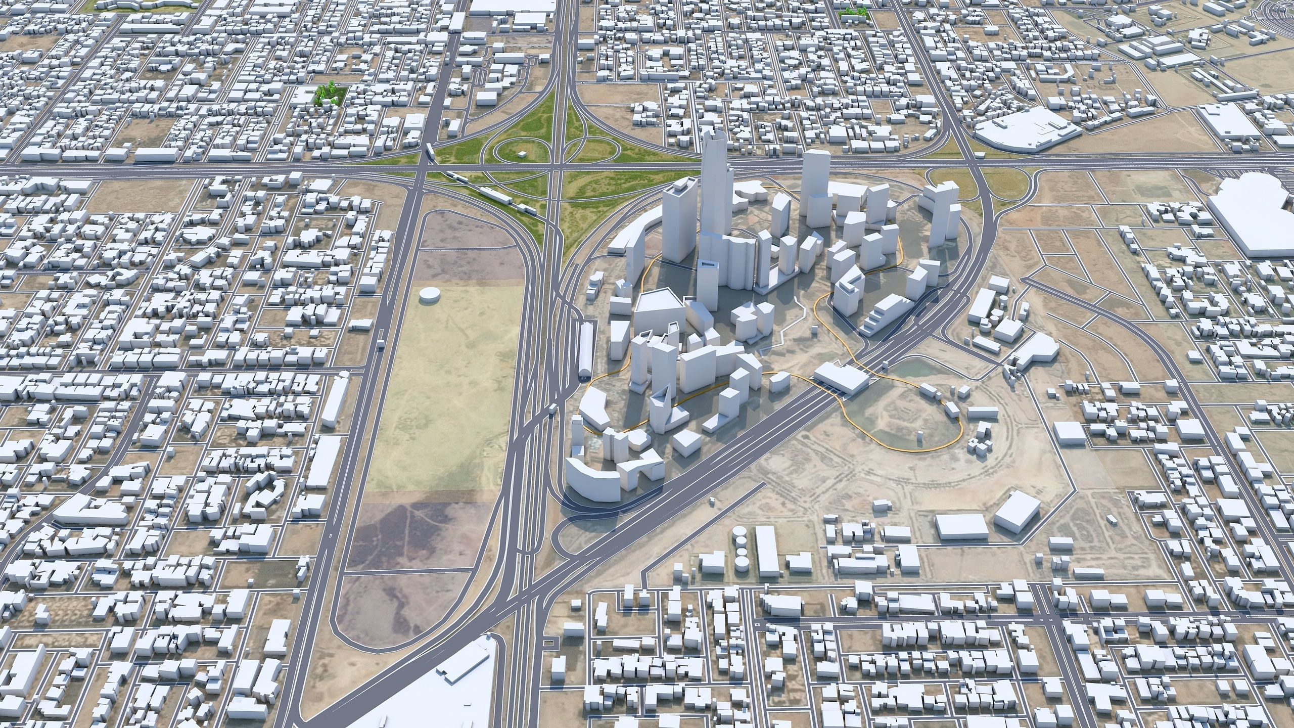 3D model Riyadh City Saudi Arabia VR / AR / low-poly | CGTrader