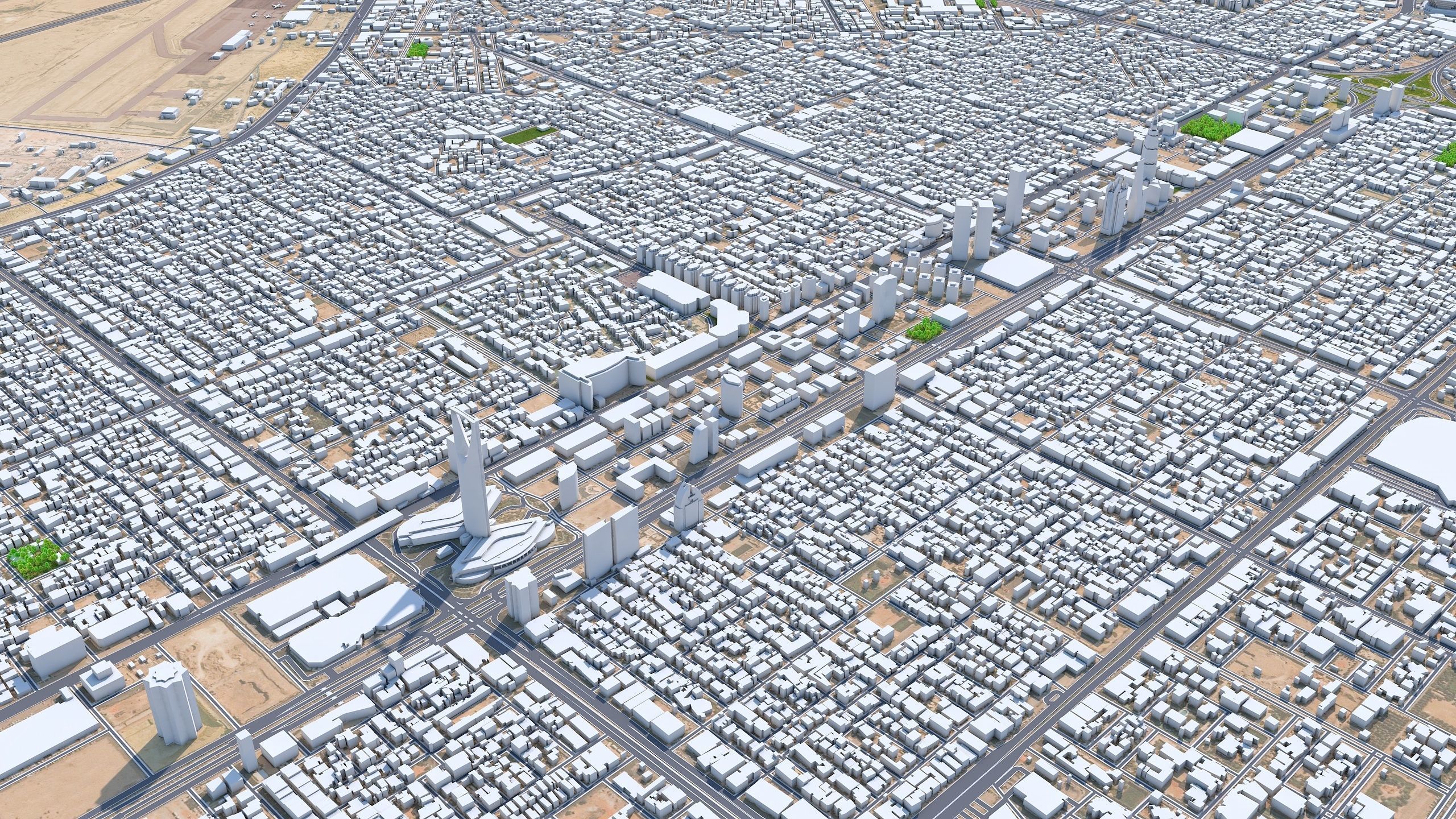 3D model Riyadh Downtown Saudi Arabia VR / AR / low-poly | CGTrader