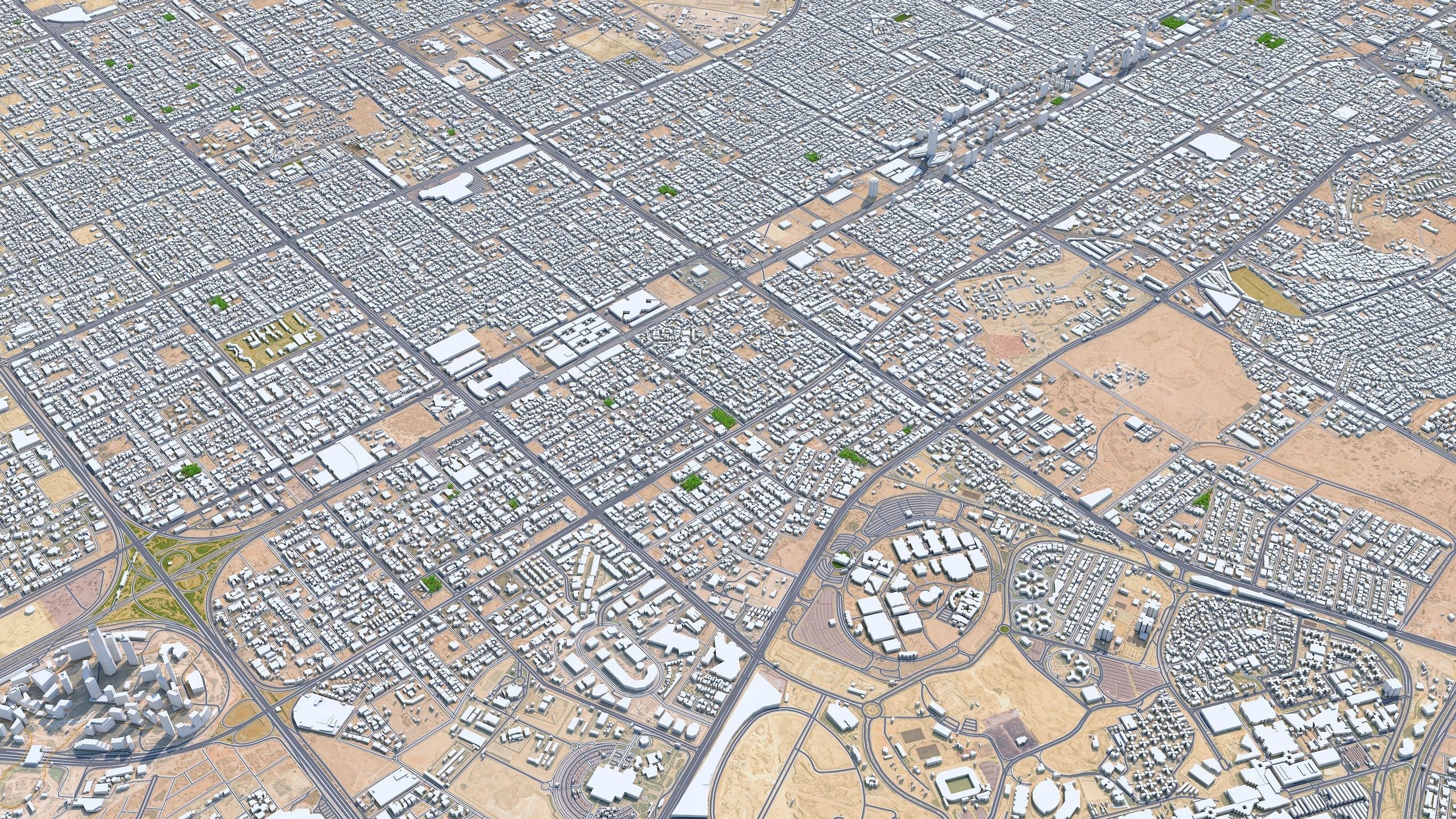 3D model Riyadh Downtown Saudi Arabia VR / AR / low-poly | CGTrader