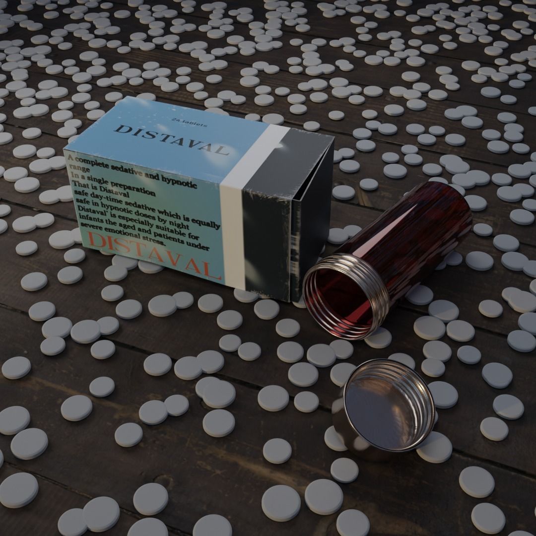 Medicine Packaging and bottle 3D model | CGTrader