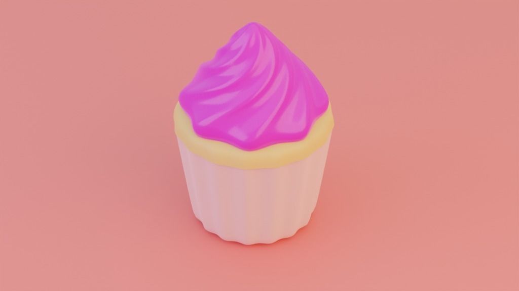Cupcakes 3d model High Poly cupcake 3D model | CGTrader