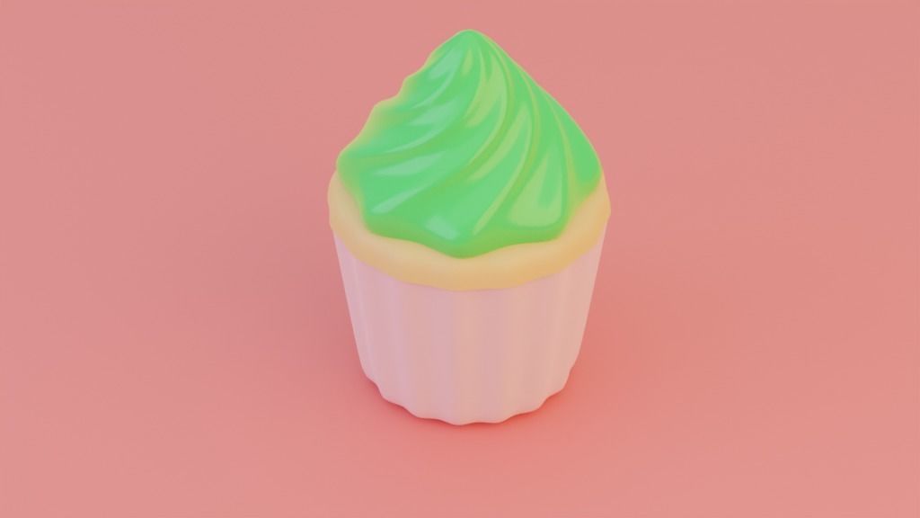 Cupcakes 3d model High Poly cupcake 3D model | CGTrader