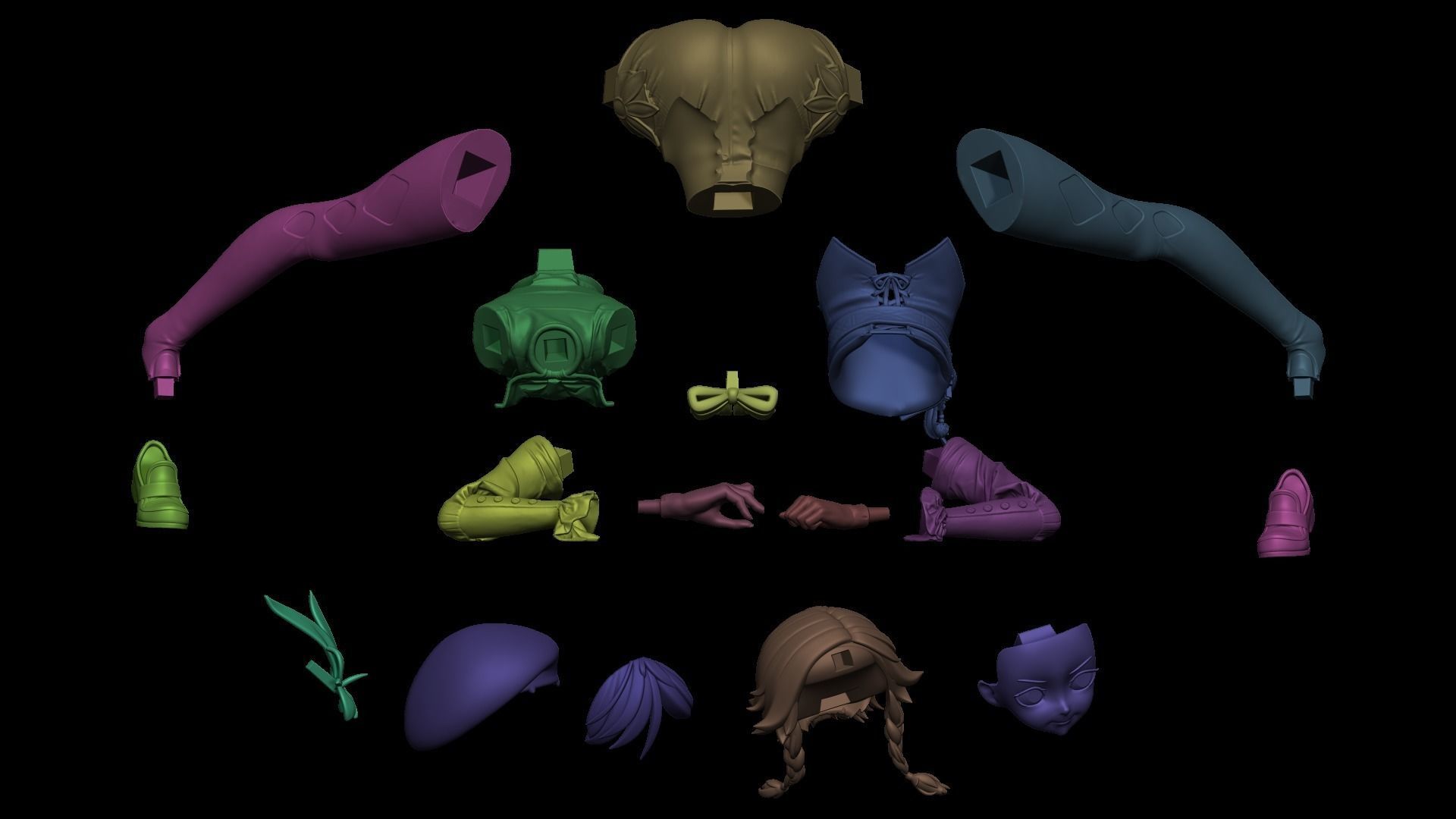 Genshin Impact Venti 3D model 3D printable | CGTrader