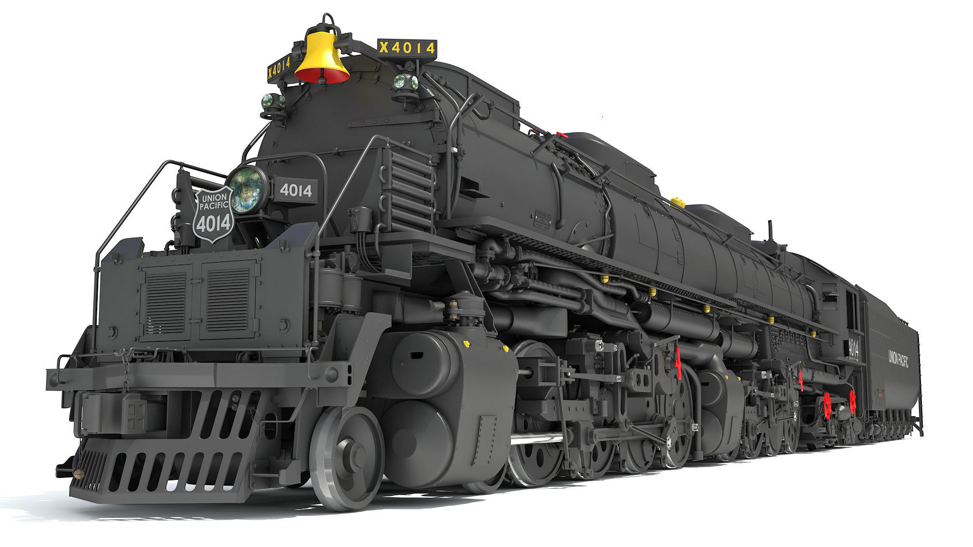 Steam Locomotive Big Boy Train 3D model | CGTrader
