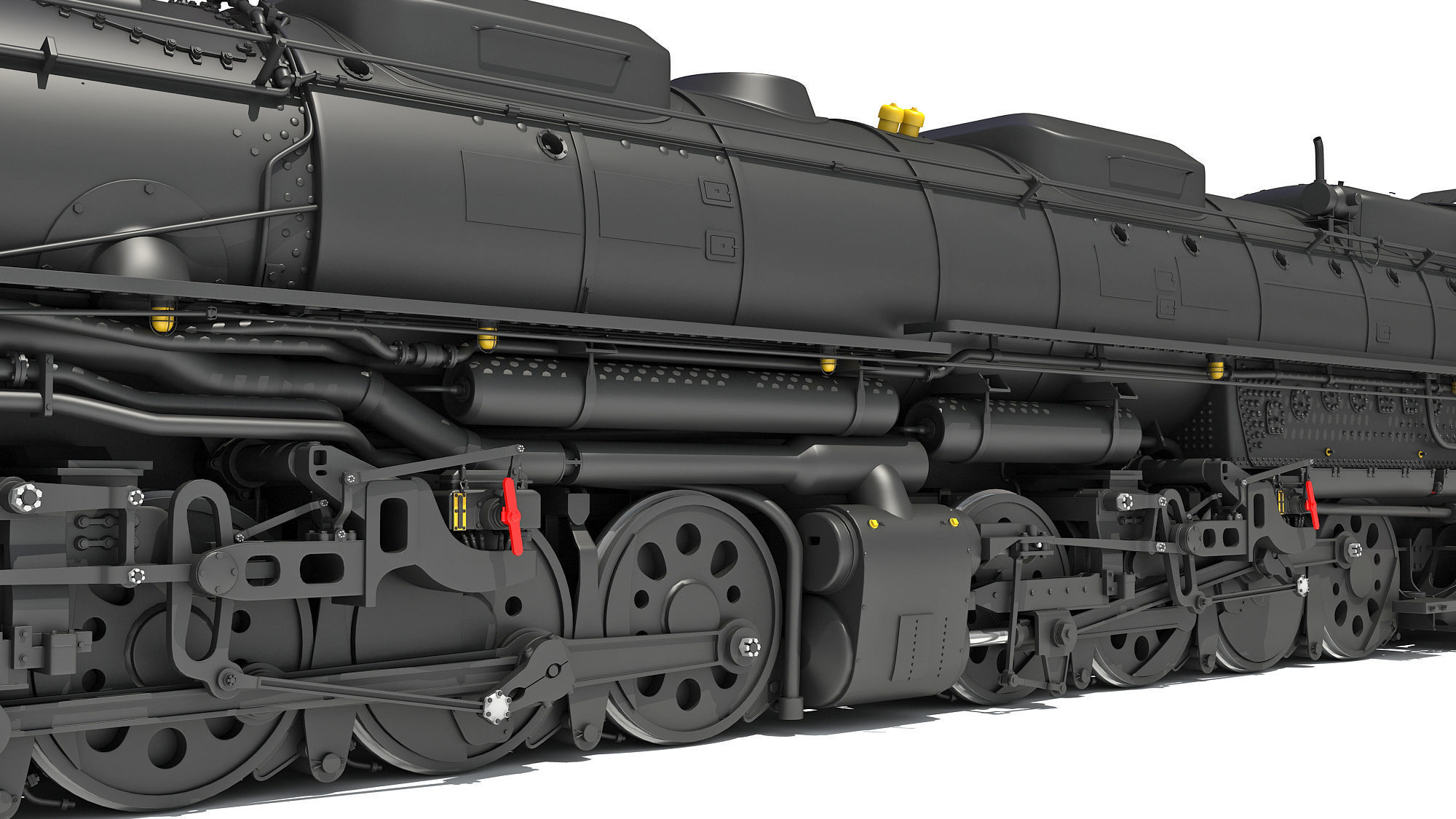 Steam Locomotive Big Boy Train 3D model | CGTrader