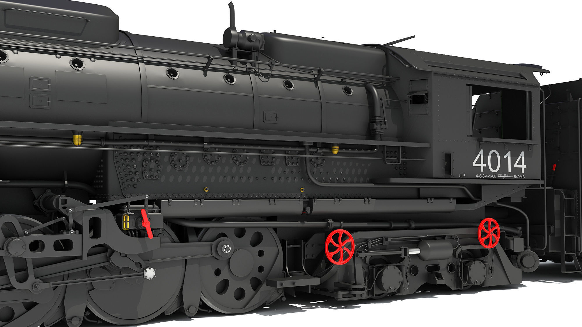 Steam Locomotive Big Boy Train 3D model | CGTrader