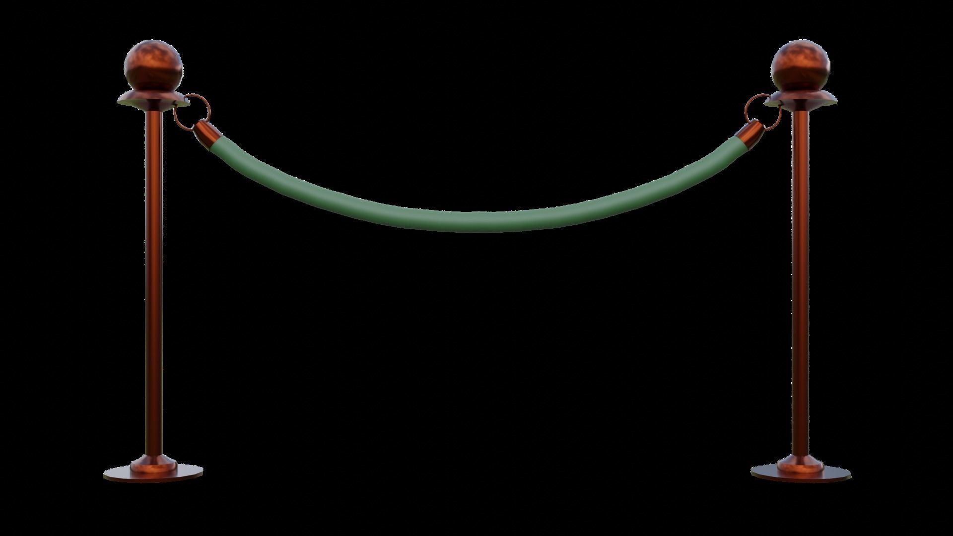 Velvet Rope LowPoly free VR / AR / low-poly 3D model | CGTrader