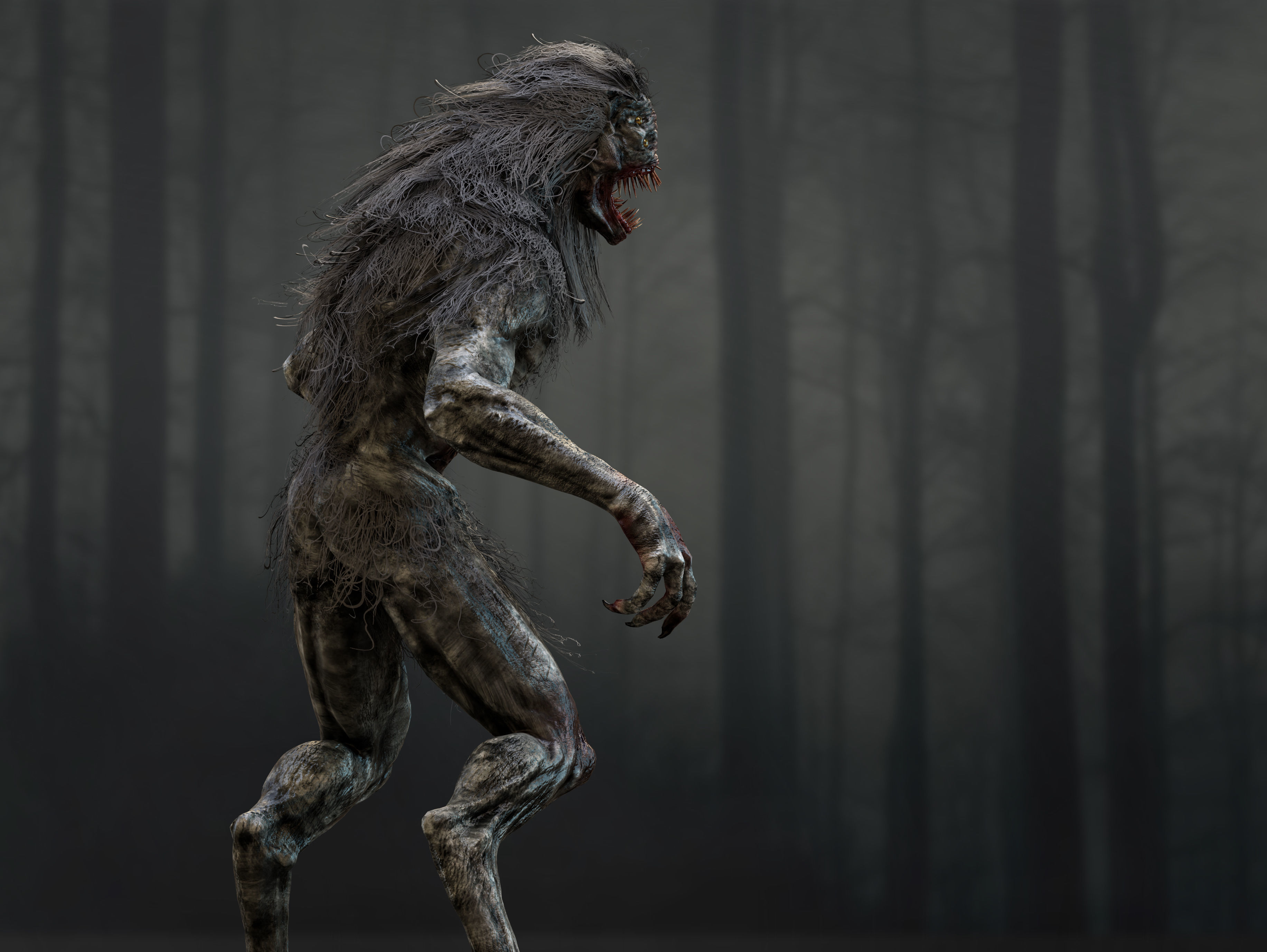 3D model Wendigo VR / AR / low-poly rigged | CGTrader