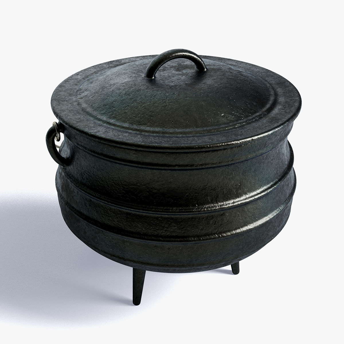 Cast Iron Potjie Pot 3D model | CGTrader
