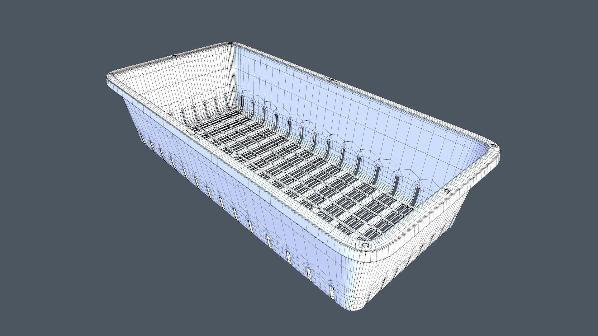 Strainer Tray 3D model | CGTrader