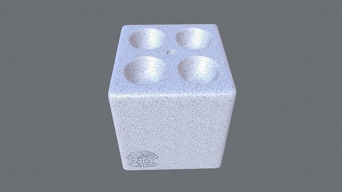 Vials Blocks 3D model | CGTrader