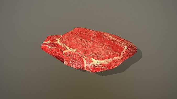 3D model Raw Meat VR / AR / low-poly | CGTrader